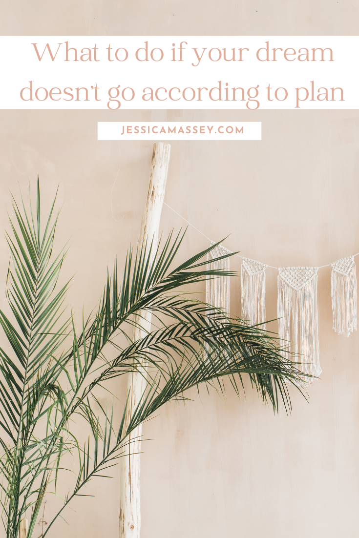 What To Do When Your Dreams Don't Go According to Plan — Hustle Sanely ...