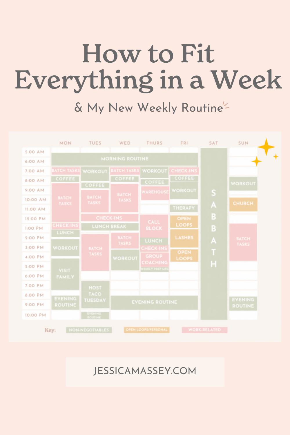 How to Fit Everything in a Week + My New Weekly Routine — Hustle Sanely ...