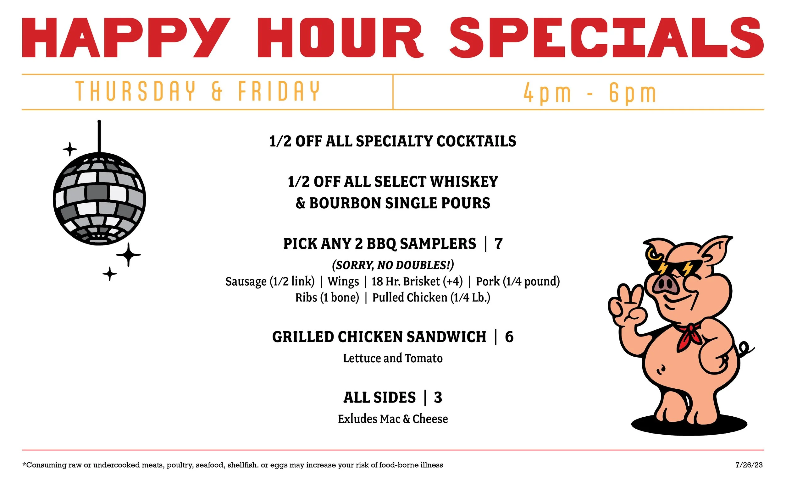 No Happy Hour This Week