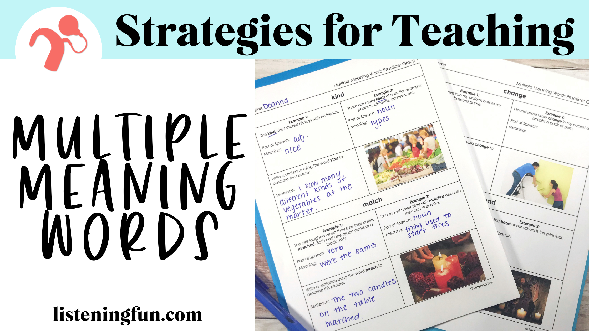 How To Teach Multiple Meaning Words Using 4 Easy Strategies Listening Fun