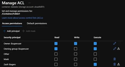 Azure Data Lake ACL Introduction — Advancing Analytics