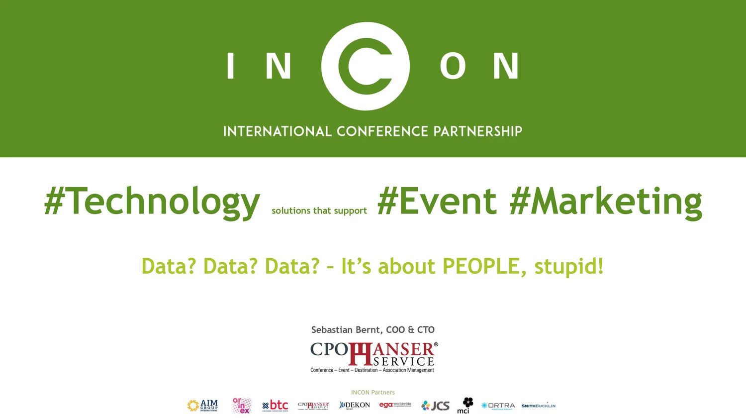 INCON-PCO — Technology solutions that support event marketing