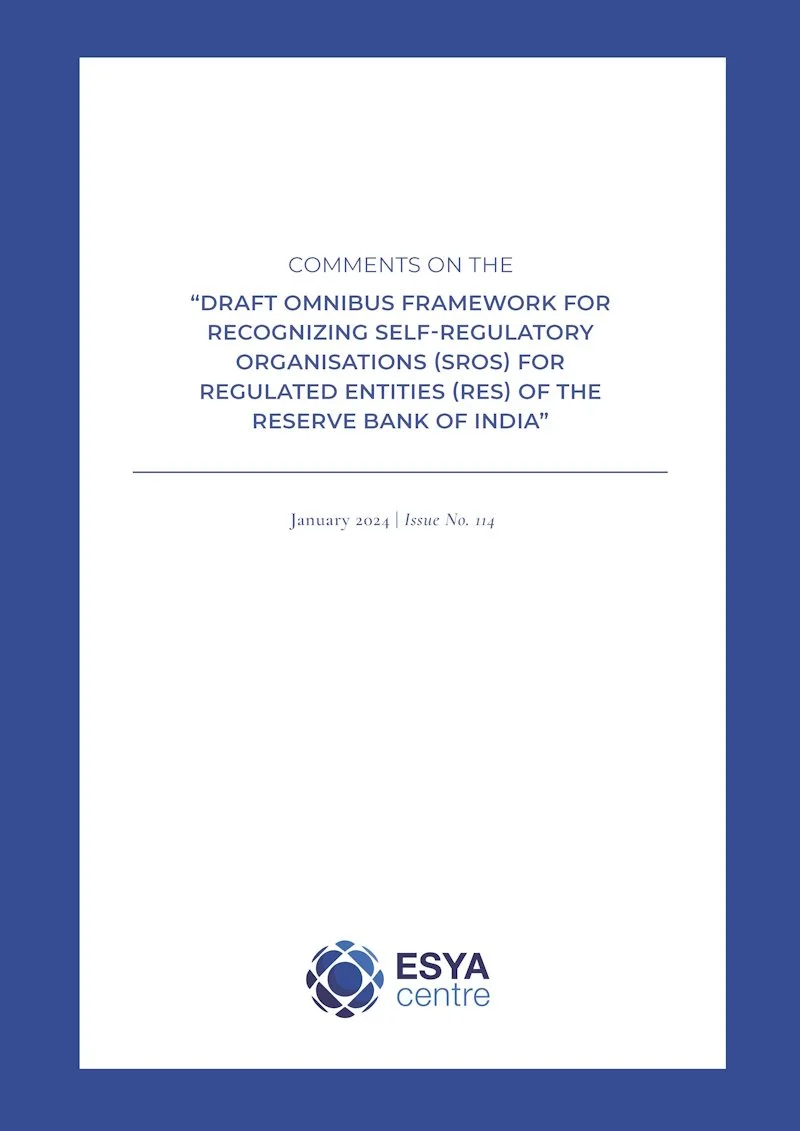 Comments on the “Draft Omnibus Framework for Recognizing Self ...