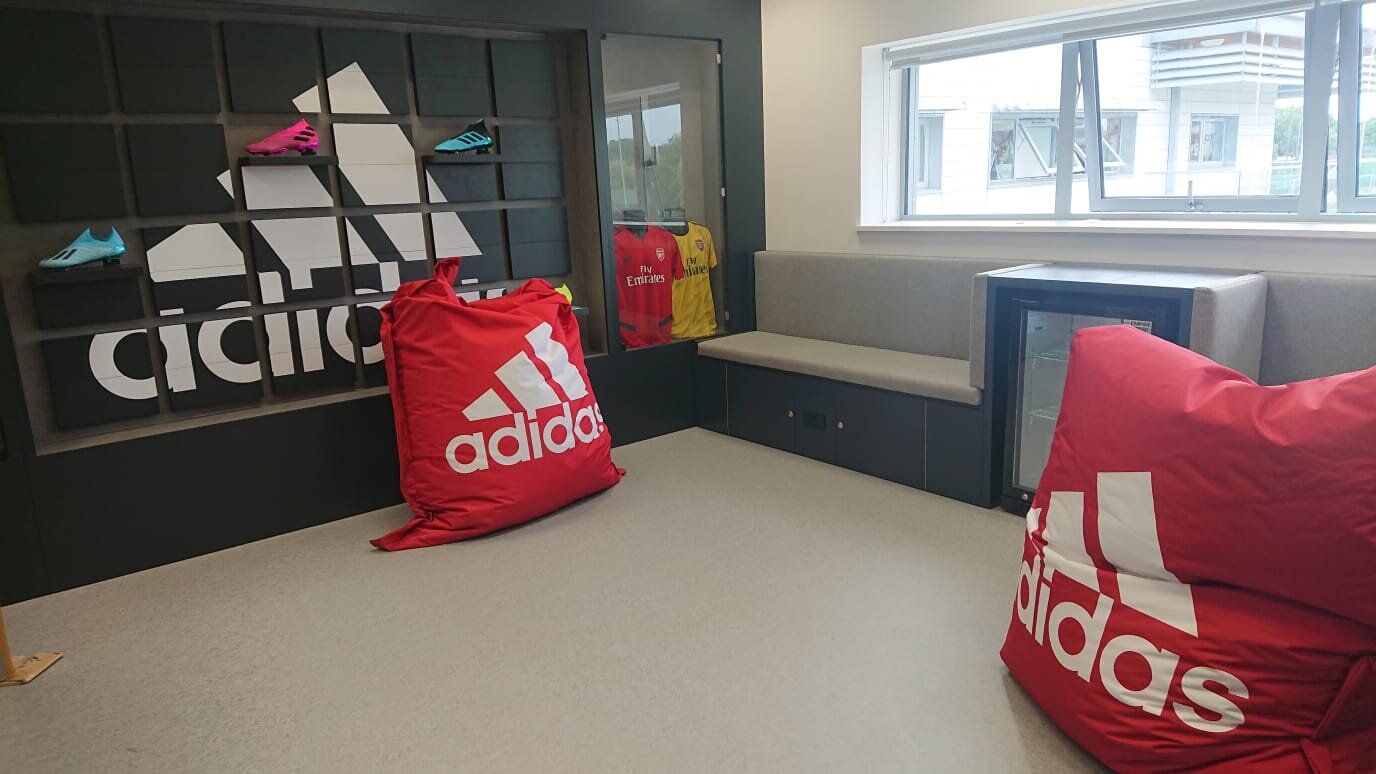ADIDAS x ARSENAL CORPORATE BOX — PEAR DESIGN STUDIO LTD.