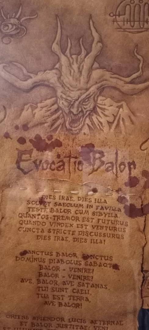 Balor Summoning Scroll — Phil Stone Illustrations