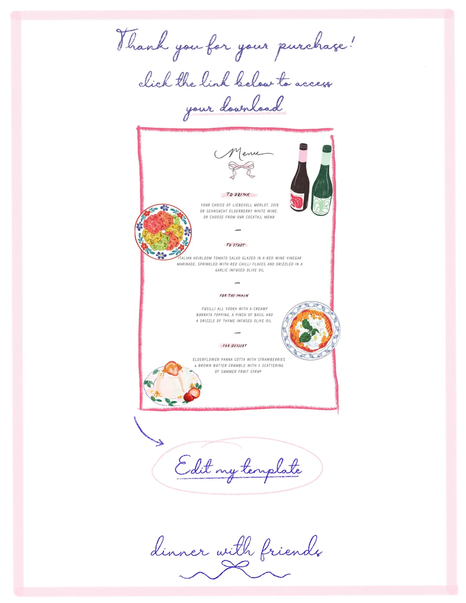 Printable Dinner Party Menu Templates Grey Minimalist Dinner Party
