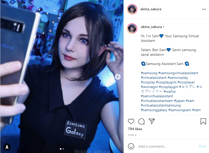 Samsung Sam Cosplay 18 Telegraph