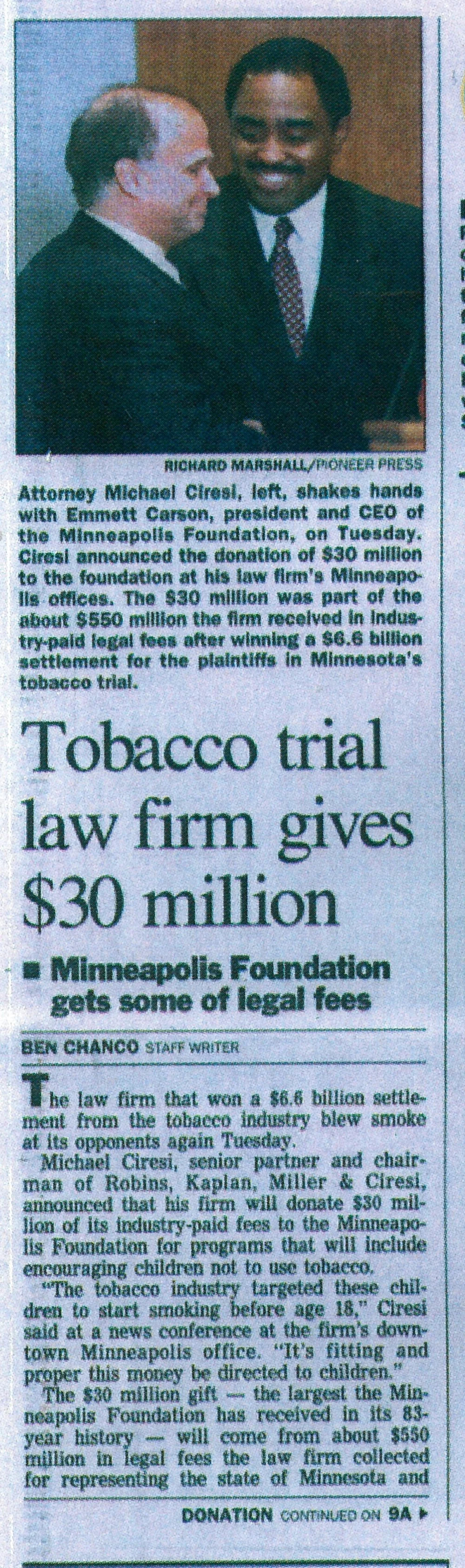 Our History — Ciresi Walburn Foundation