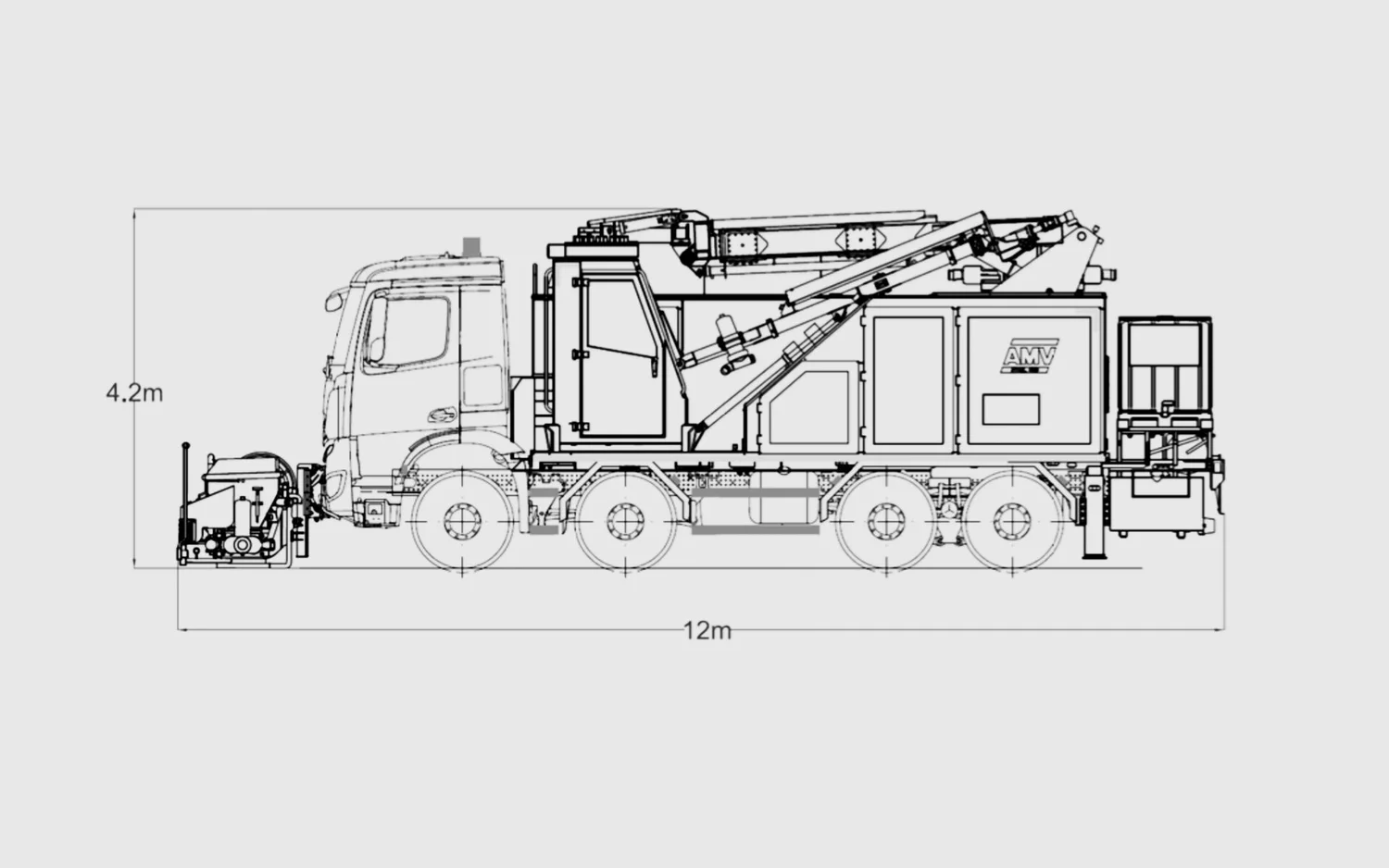 7450 Shotcrete Robot — AMV