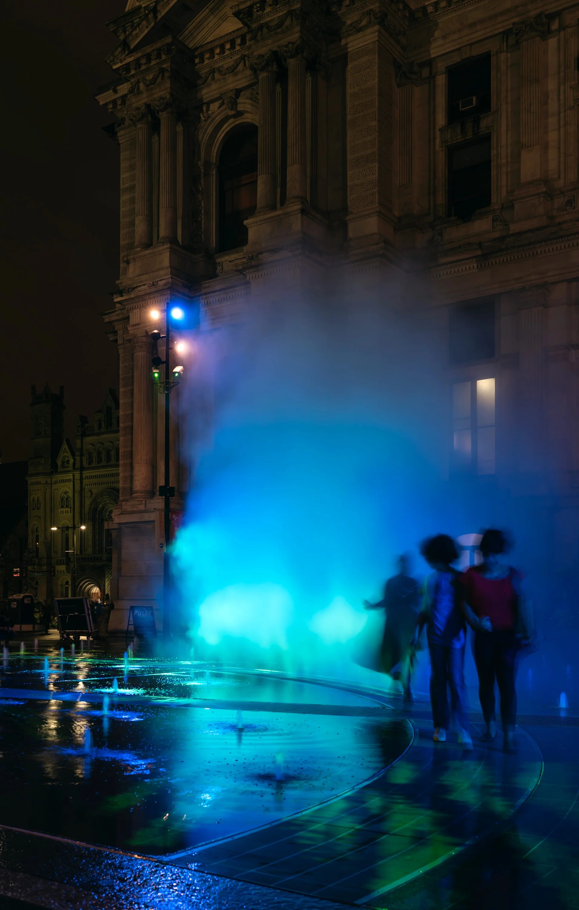 Pulse, Philadelphia, PA Green line phase, 2018 — Janet Echelman