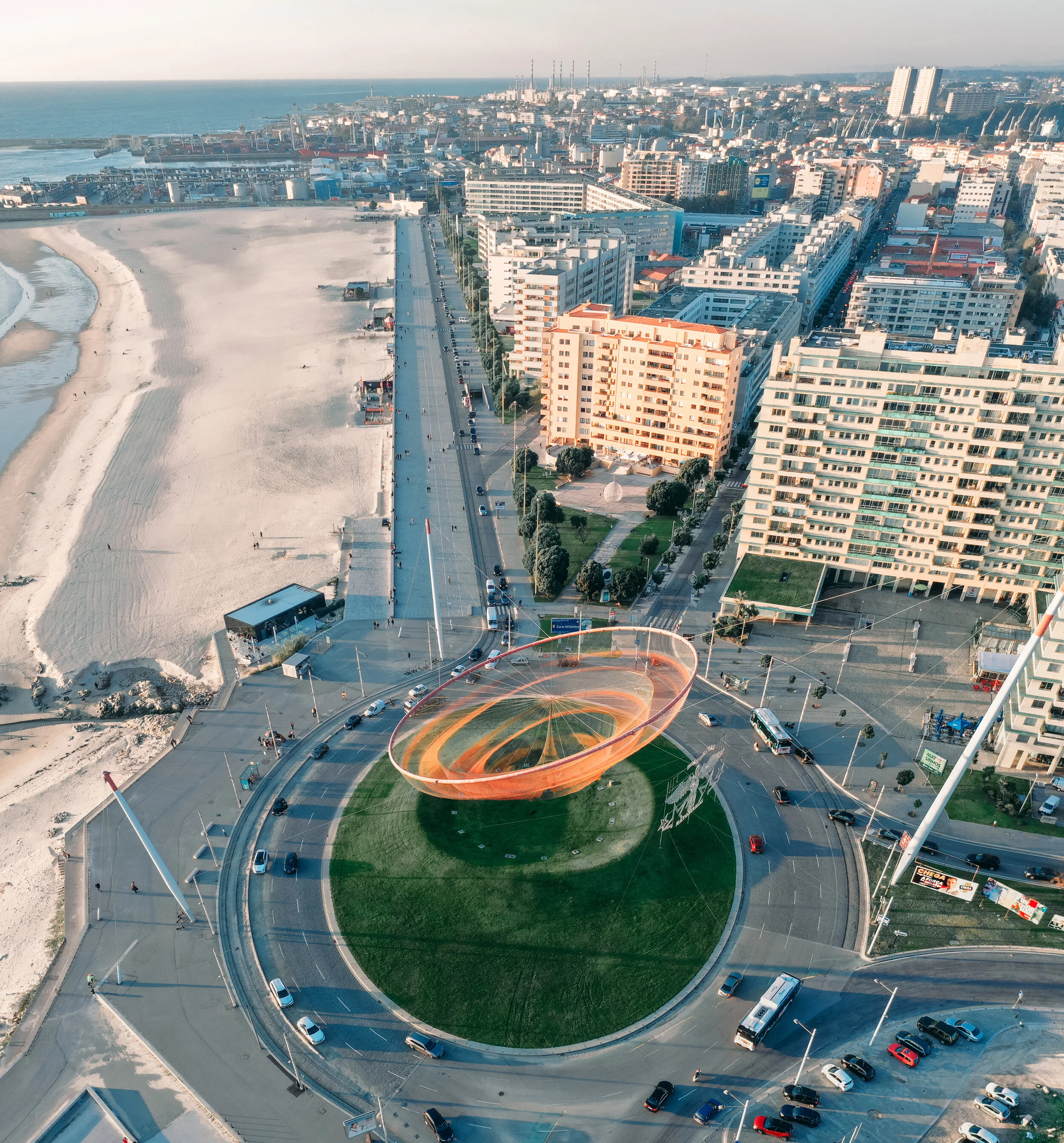 She Changes, Porto, Portugal, 2005 — Janet Echelman