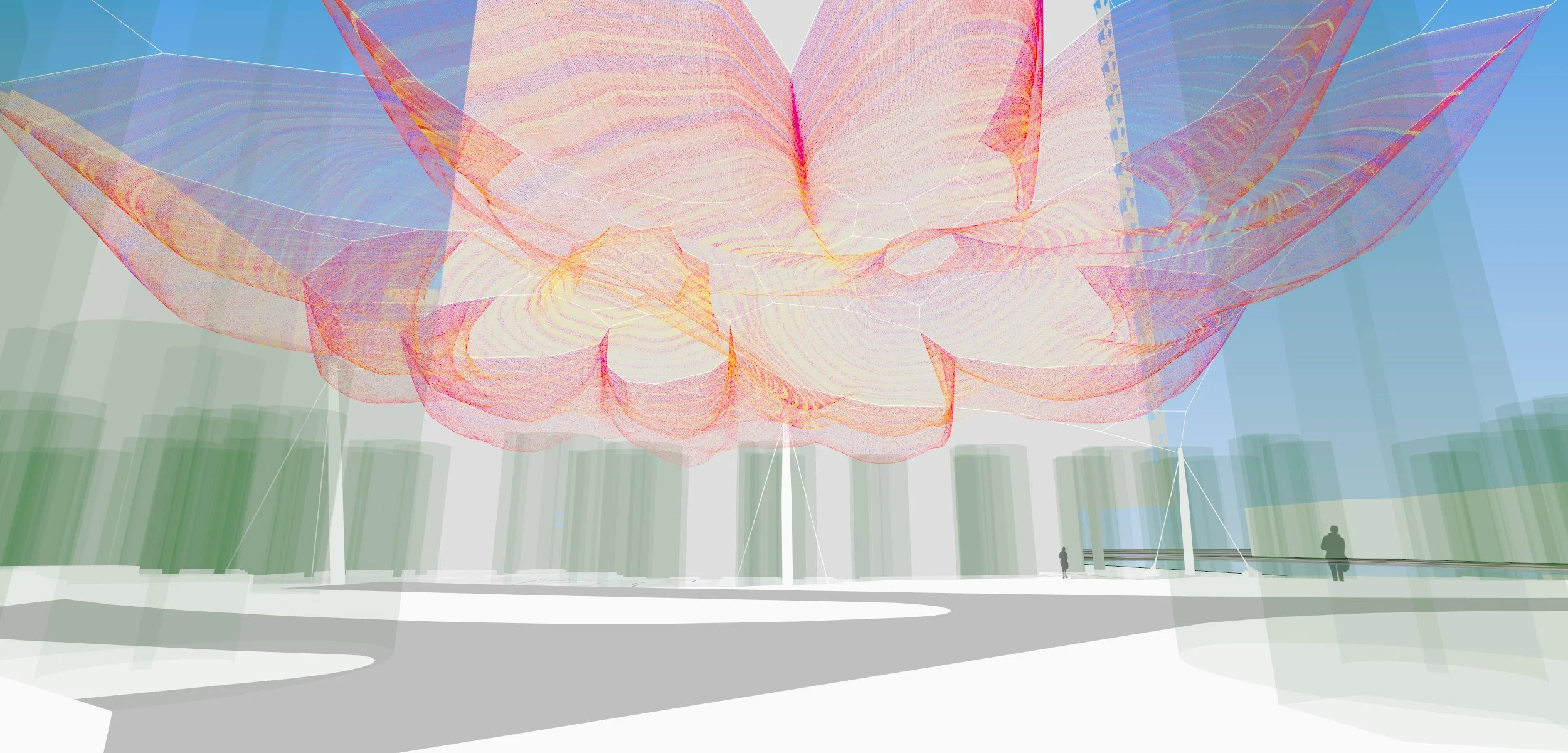 Butterfly Rest Stop, 2023 — Janet Echelman