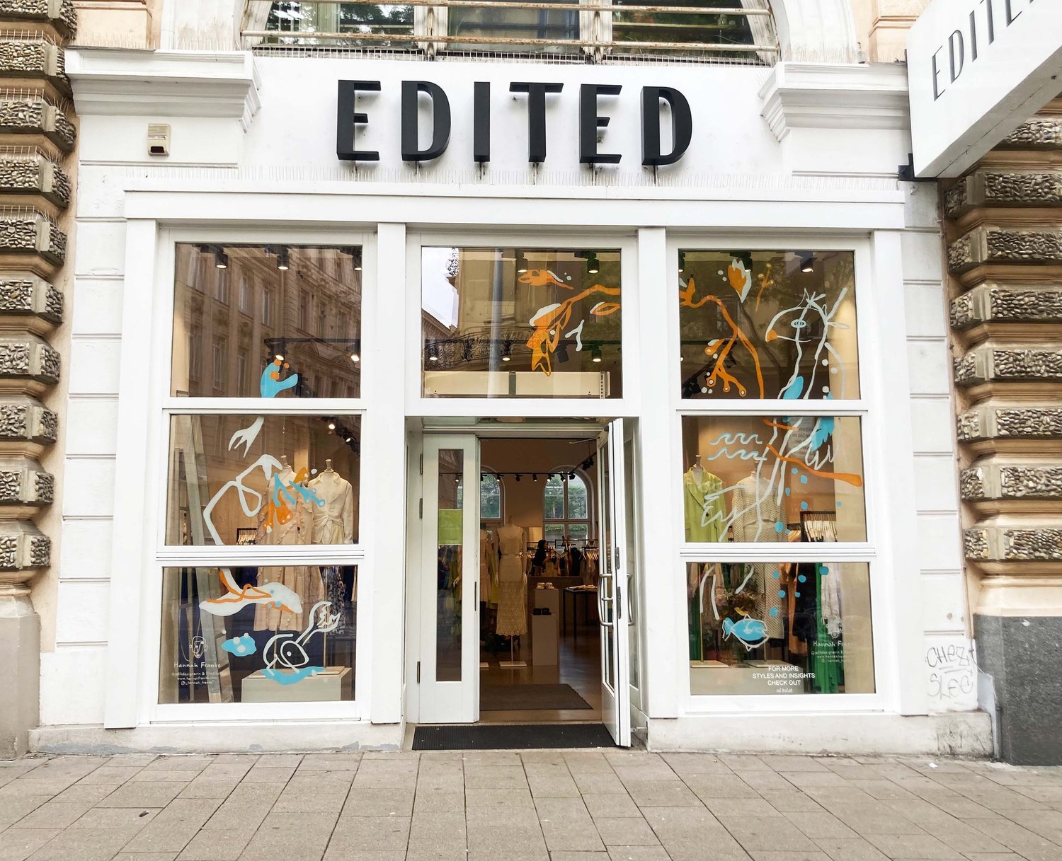 Fassaden Bemalung Edited Store — Hannah Franke