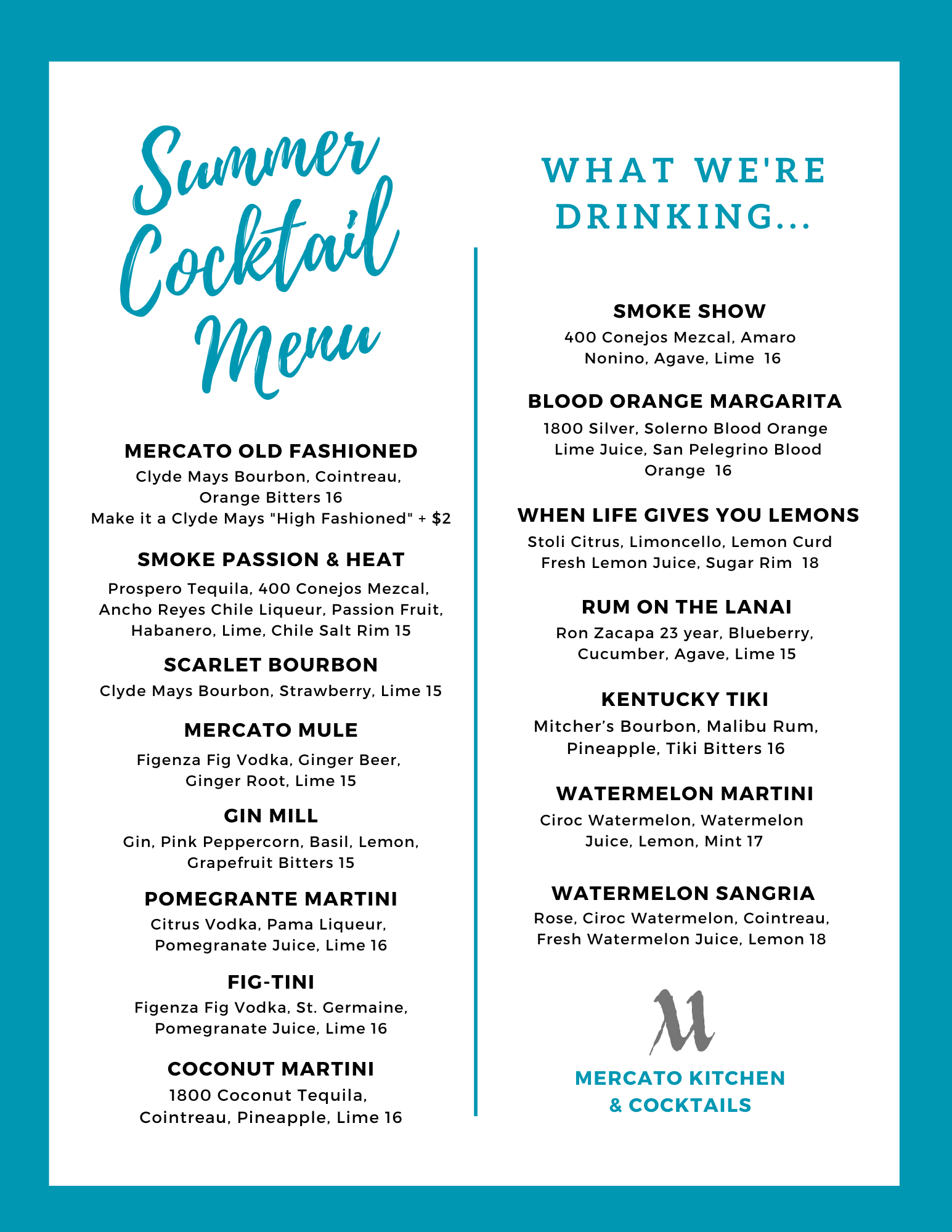 Mercato Kitchen & Cocktail