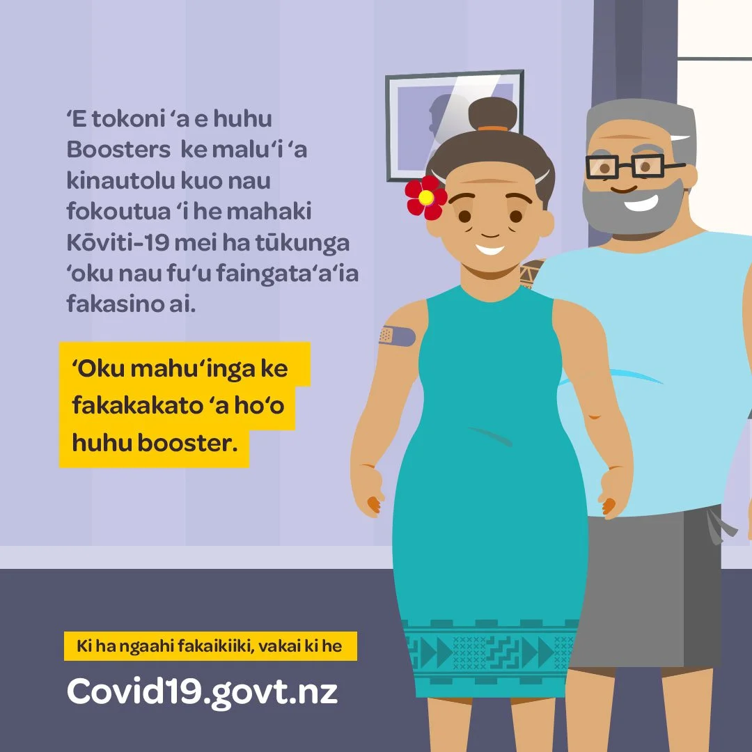 'Oku mahu'inga ke fakakakato 'a ho'o huhu booster — Tongan Health Society