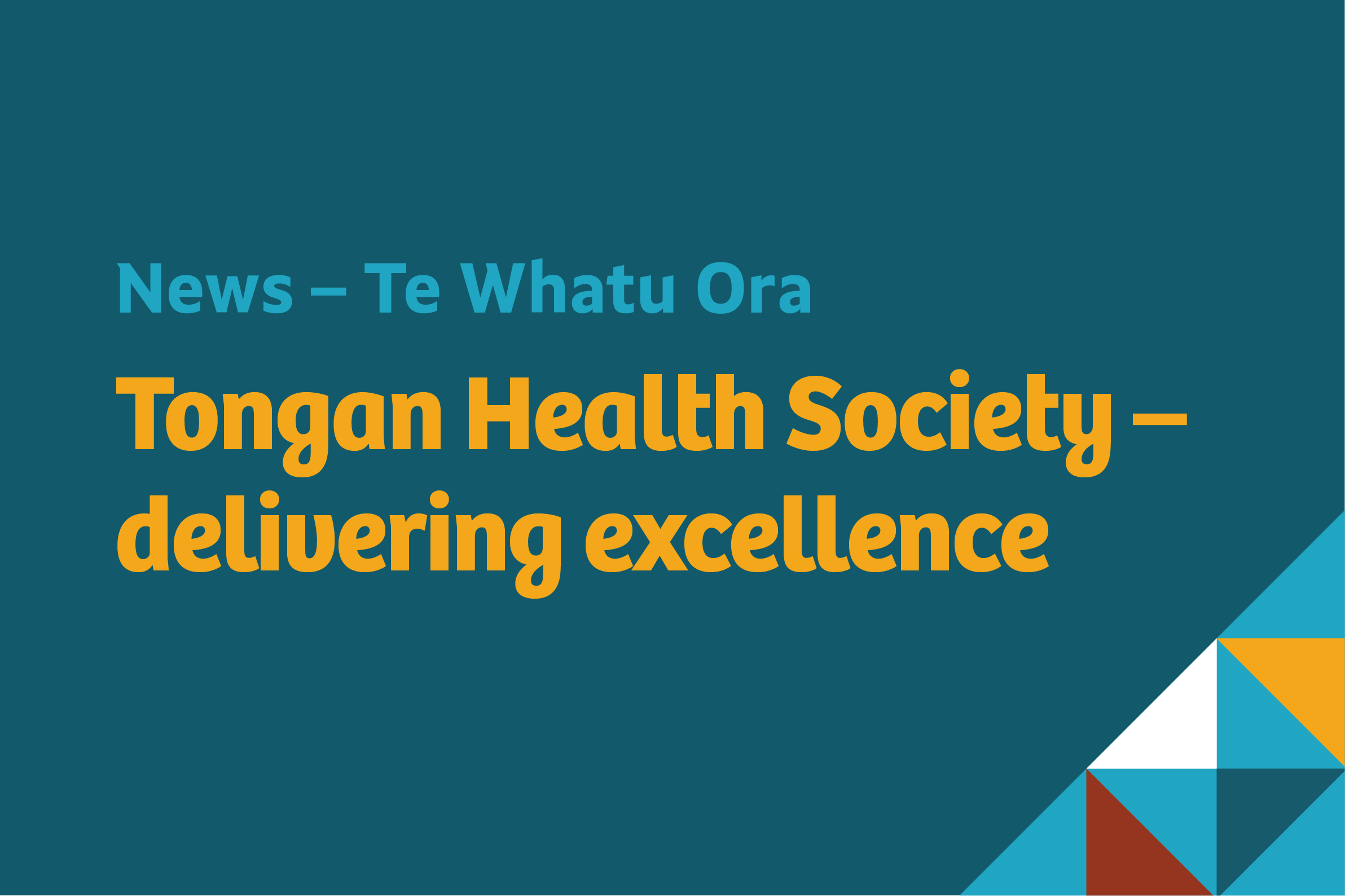 Tongan Health Society – delivering excellence — Tongan Health Society
