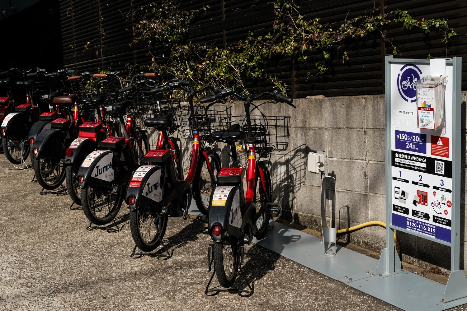 docomo Bikes in Tokyo — Tunnel Time