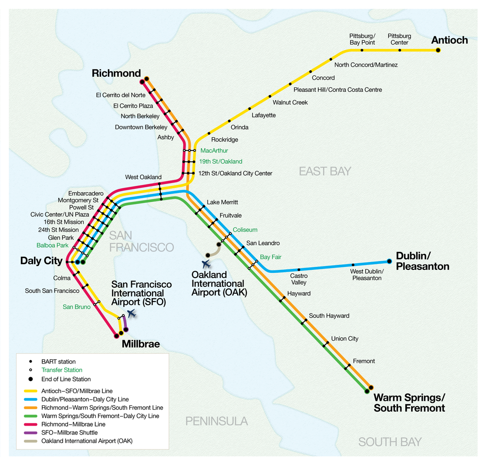 San Francisco BART — Tunnel Time