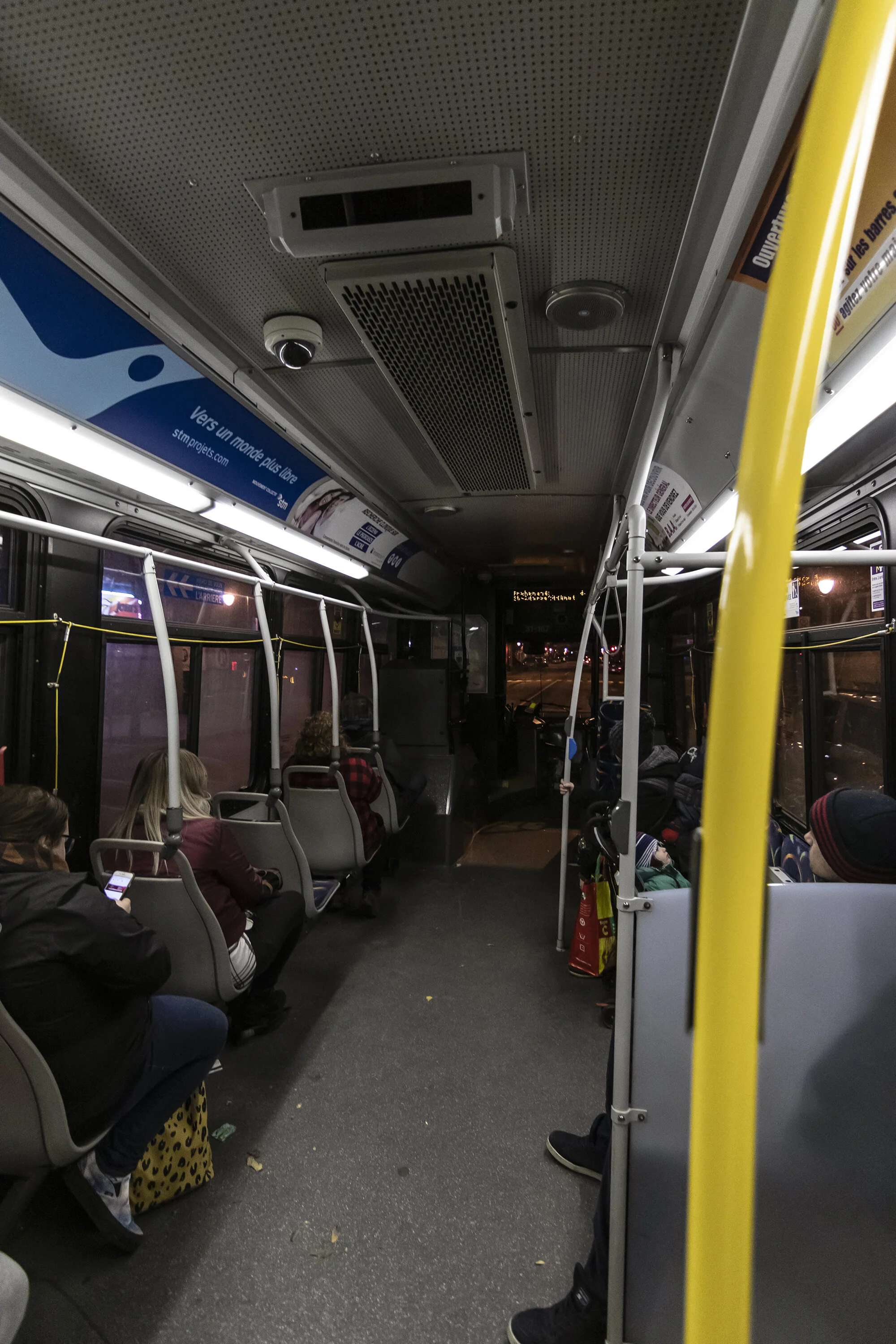 Montréal Buses — Tunnel Time