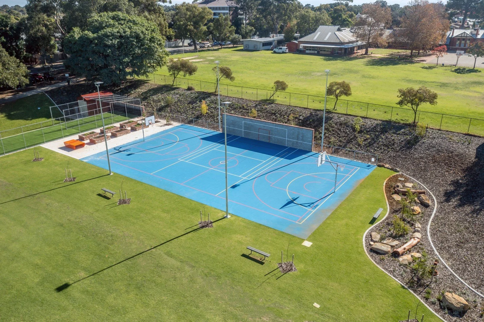 Rosalie Mixed Use Sporting Facility — PHASE3 LANDSCAPE CONSTRUCTION