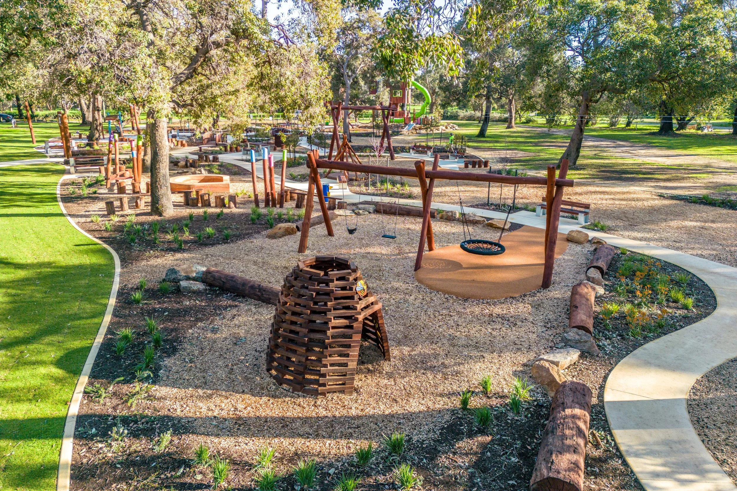 Sandy Beach Playspace — PHASE3 LANDSCAPE CONSTRUCTION