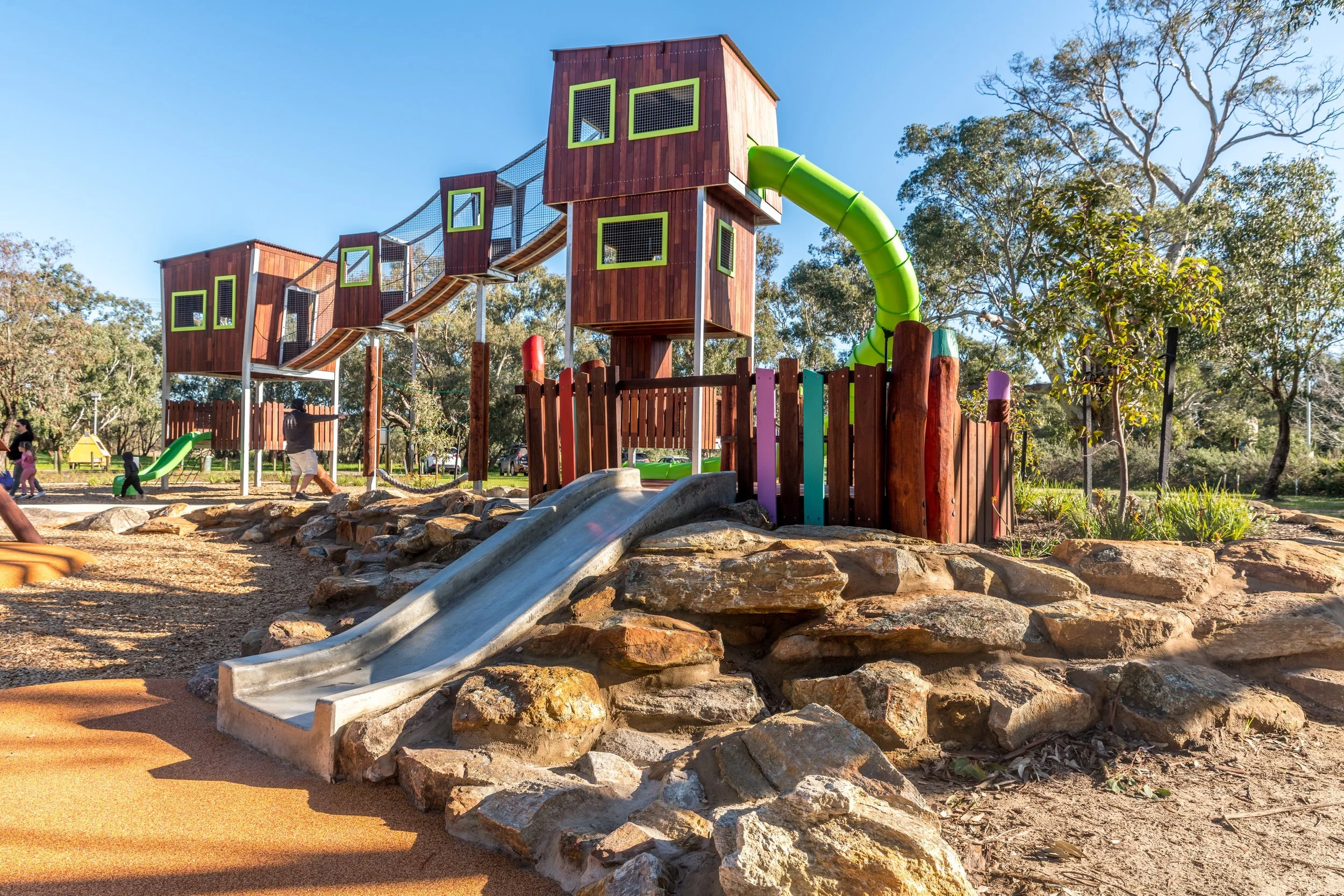 Sandy Beach Playspace — PHASE3 LANDSCAPE CONSTRUCTION
