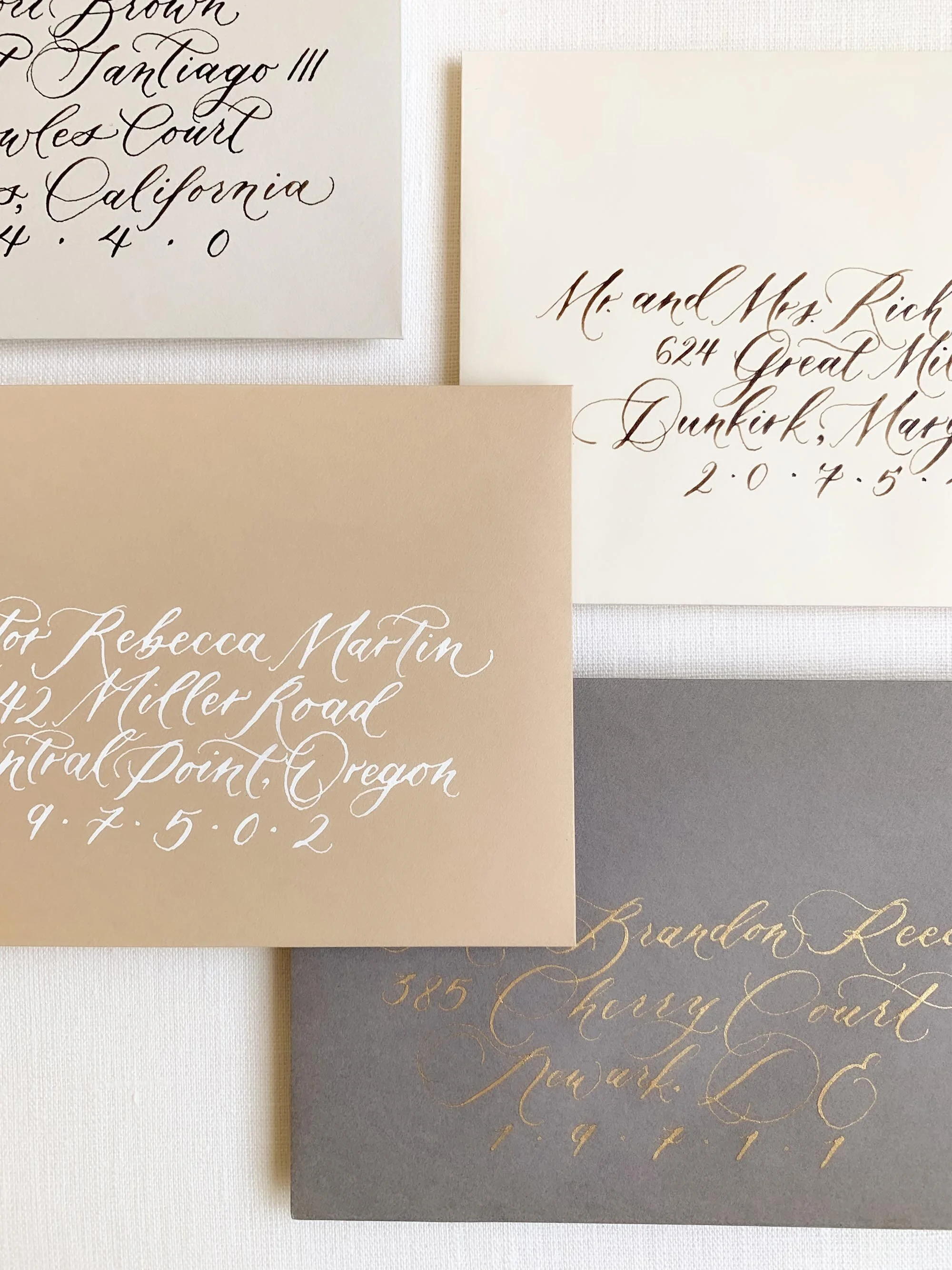 Paper Paper & Party Supplies Handwritten Custom Calligraphy Black ...