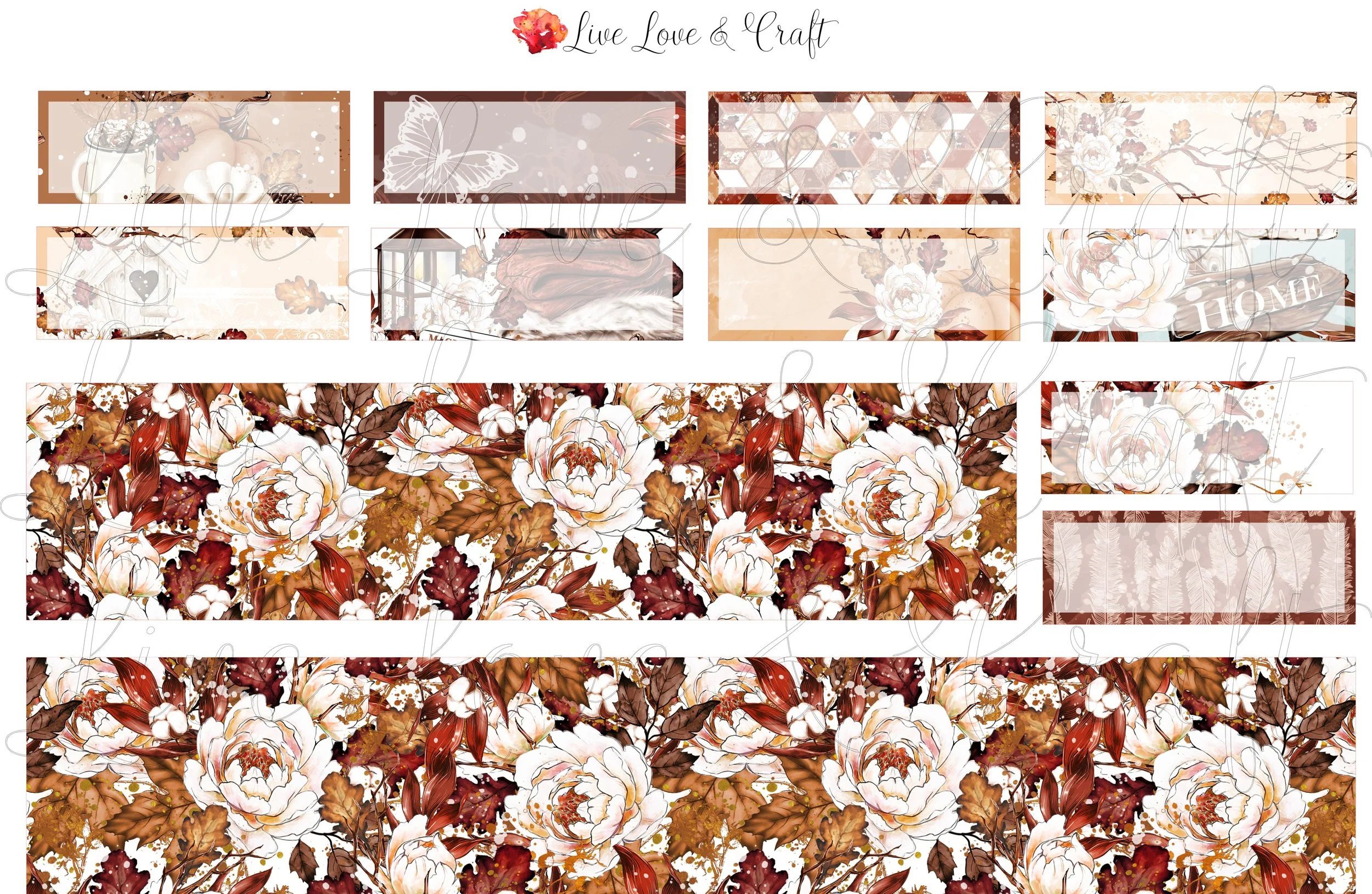 Vertical Weekly Kits — Live Love & Craft Papercraft