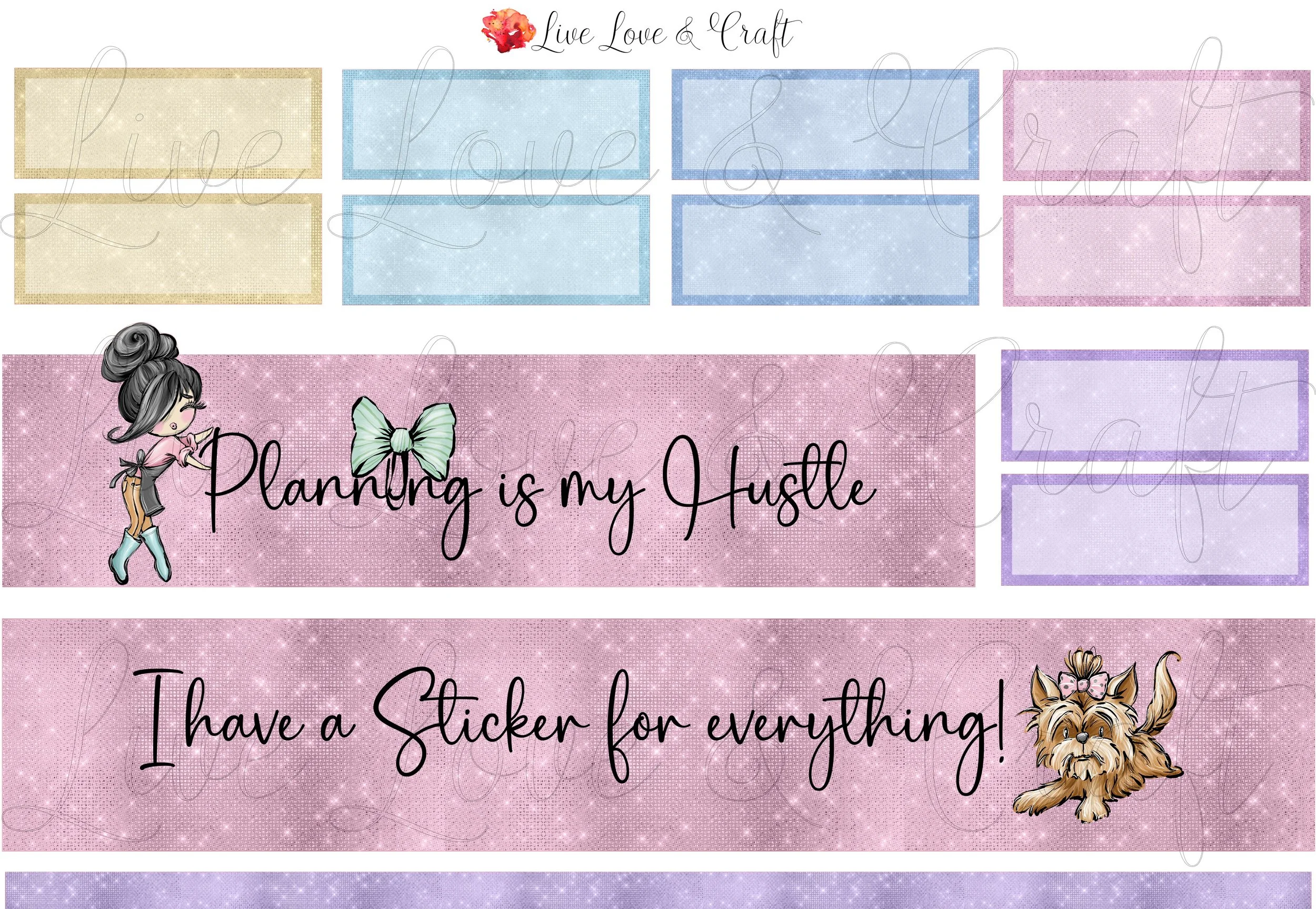 Vertical Weekly Kits — Live Love & Craft Papercraft