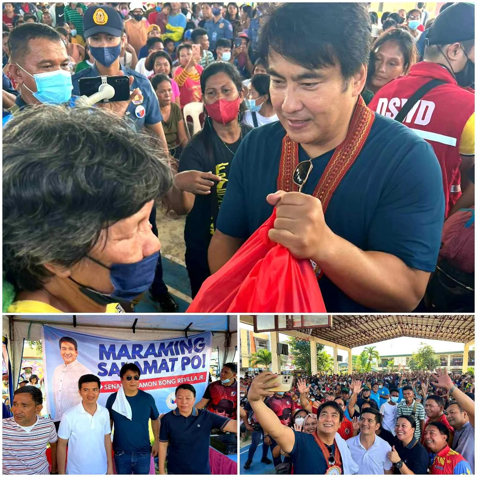 REVILLA KINALINGA ANG MGA BIKTIMA NG BAGYONG PAENG SA ZAMBOANGA ...