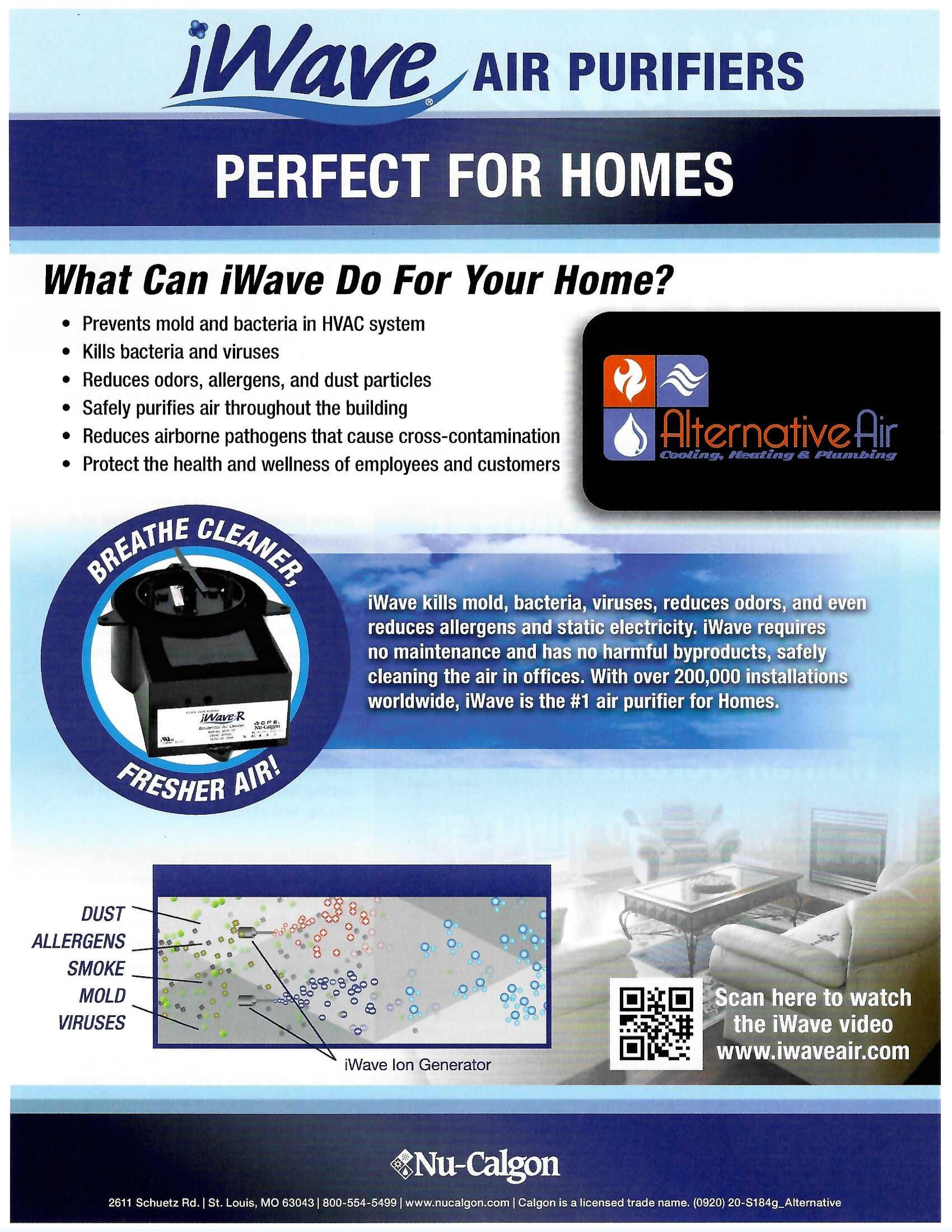 iWave — Alternative Air: Cooling, Heating & Plumbing - Manhattan, KS