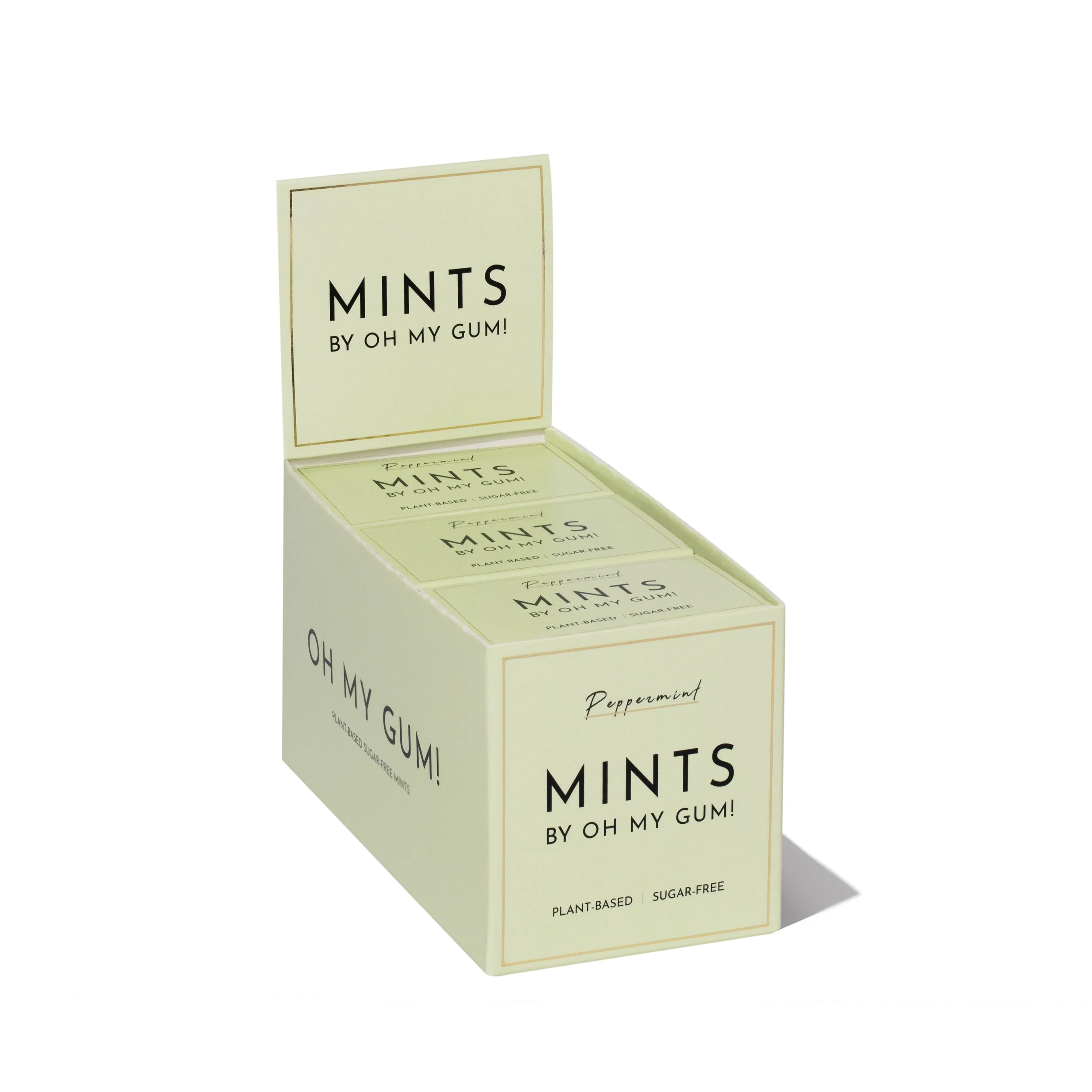 NATURAL MINT & CINNAMON CHEWING GUM - SUGAR-FREE — OH MY GUM!