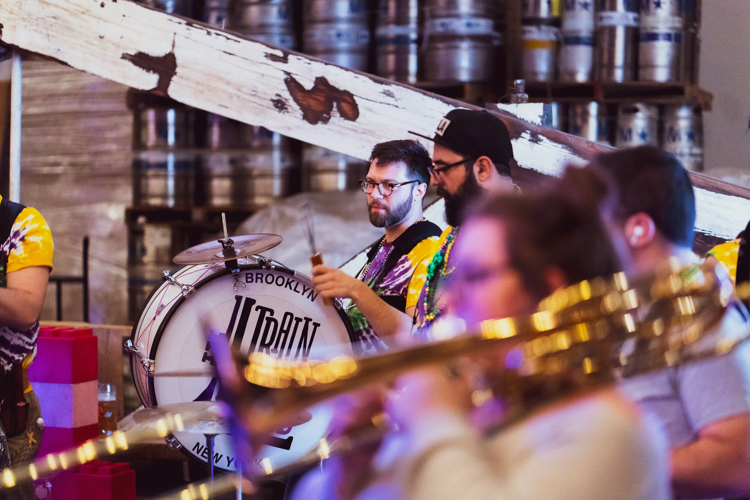 About — The L Train Brass Band