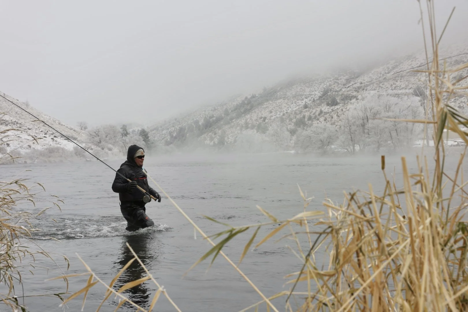 The Deschutes River, Oregon USA — LOC: WADERS