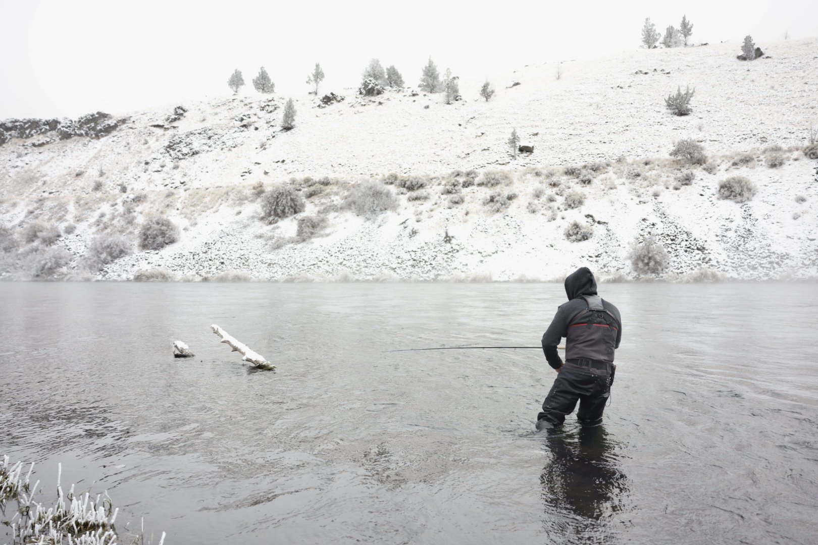 The Deschutes River, Oregon USA — LOC: WADERS