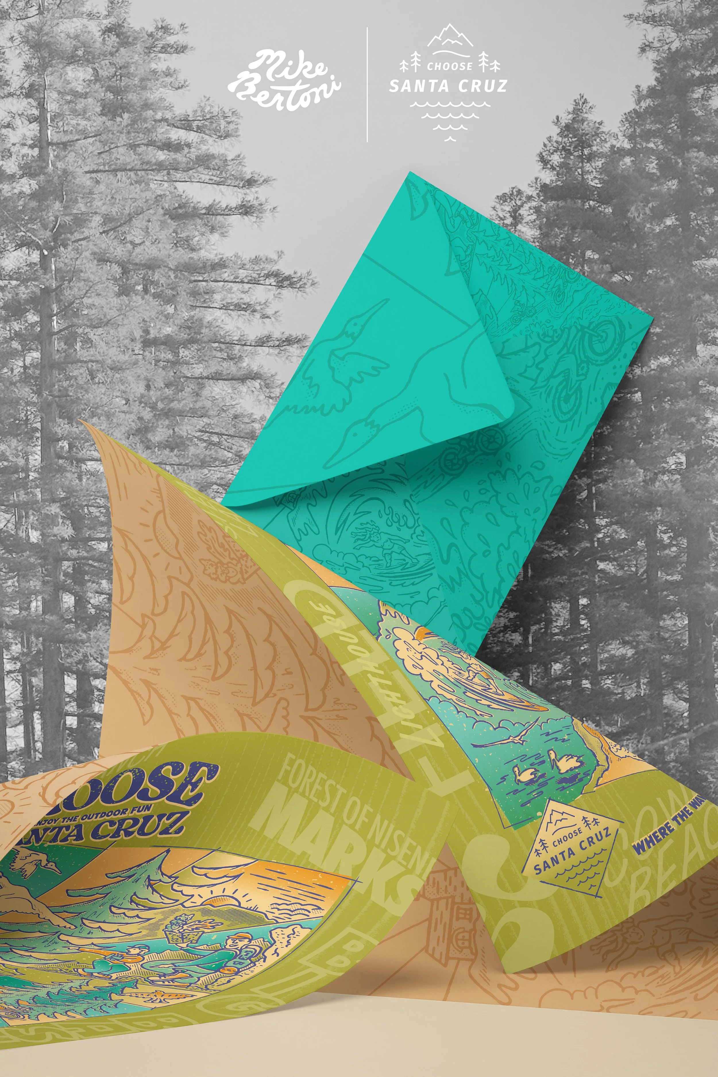 Mike Bertoni Illustration, Design, Art in Santa Cruz, California