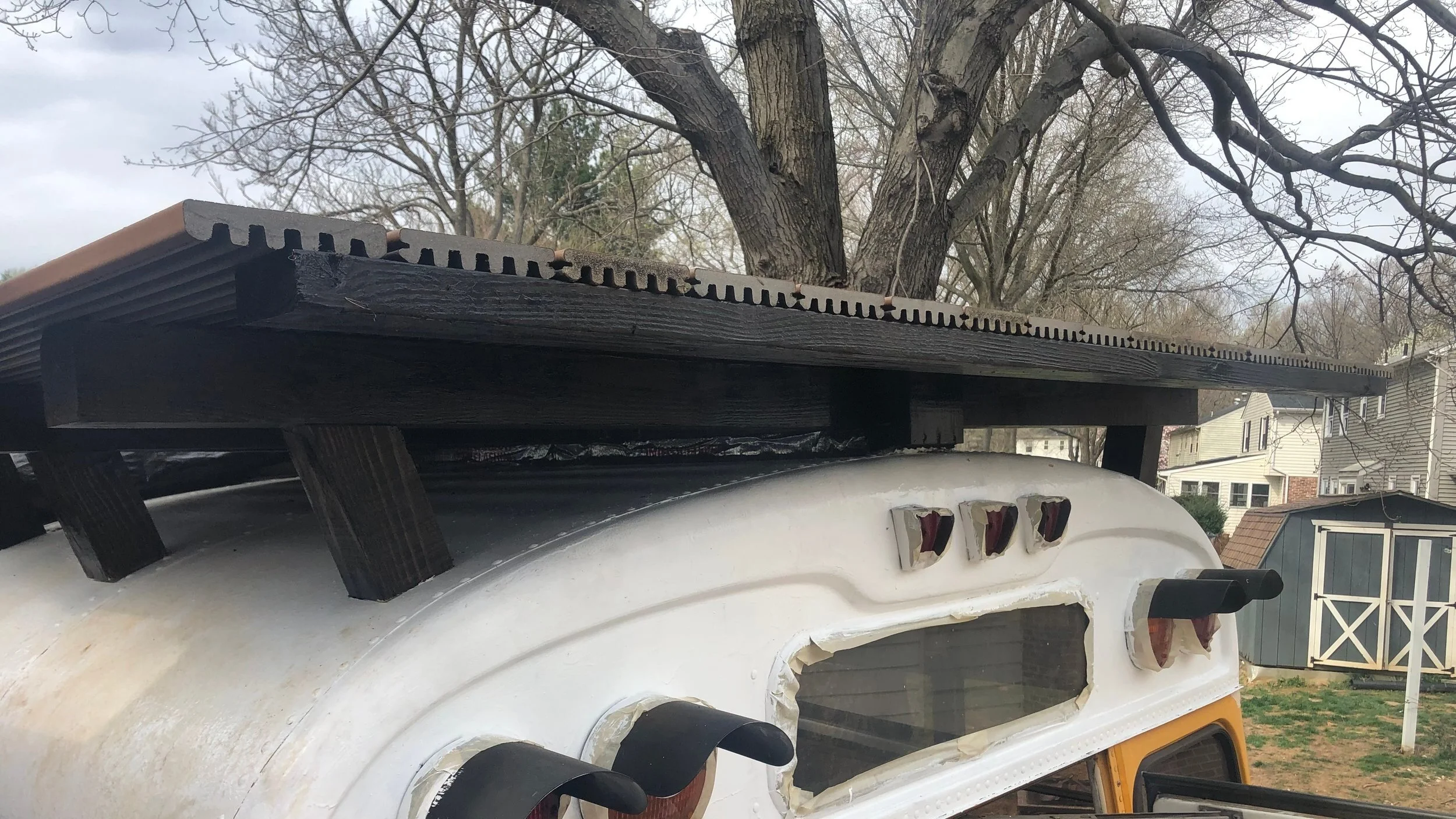 School Bus Roof Deck