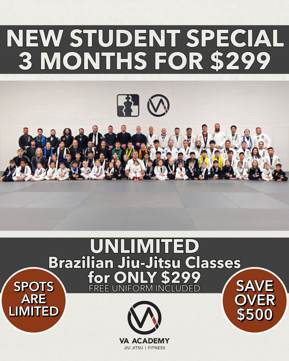 VA ACADEMY- Wylie's #1 Brazilian Jiu Jitsu Academy