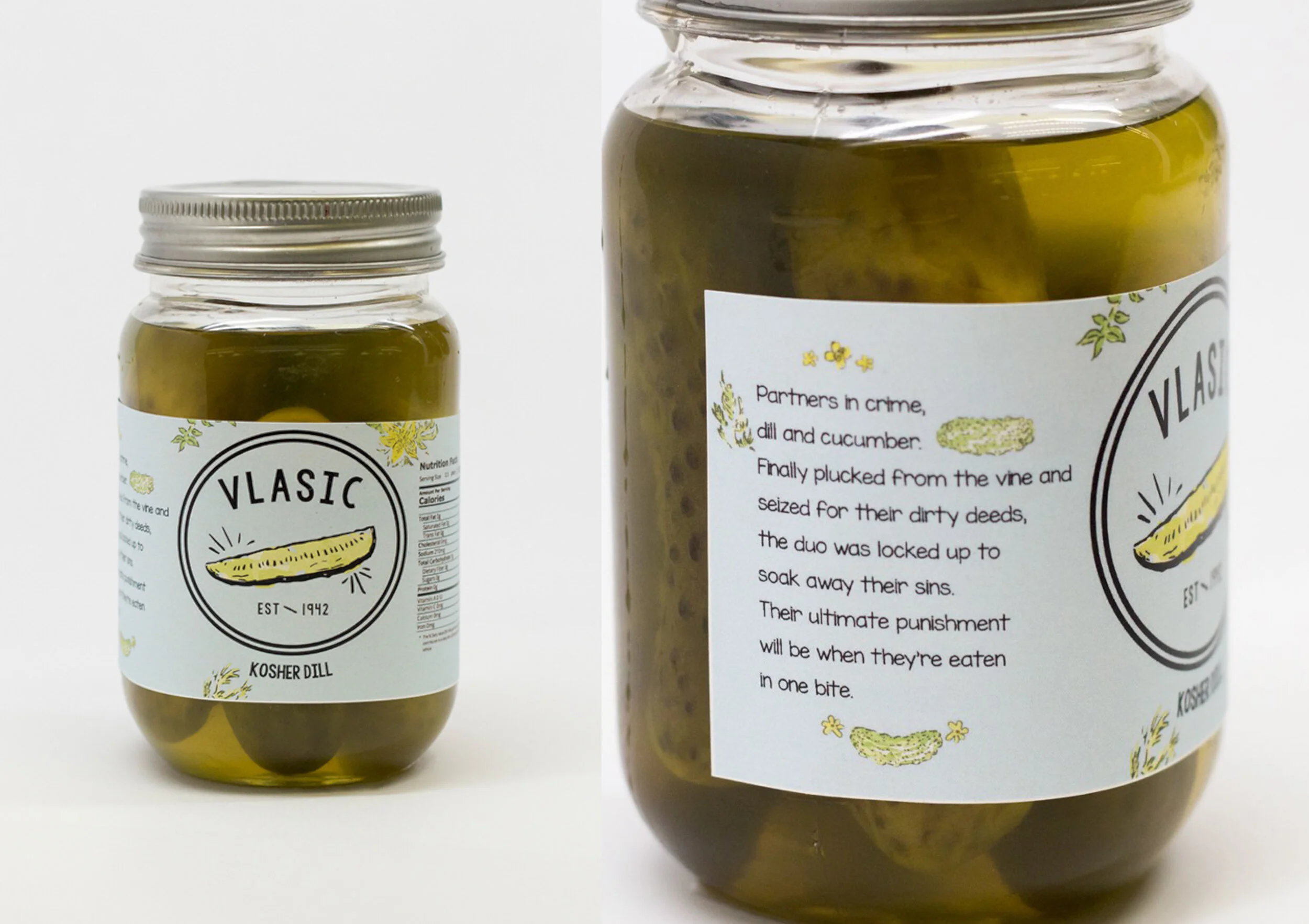 Vlasic Pickles Label
