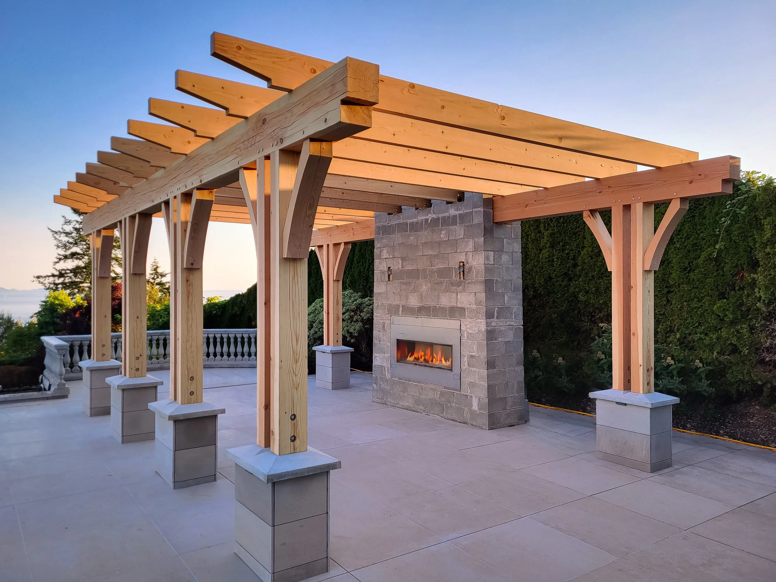 Wooden Frame Shelters | Bespoke Wood Structures | First Peak Contracting