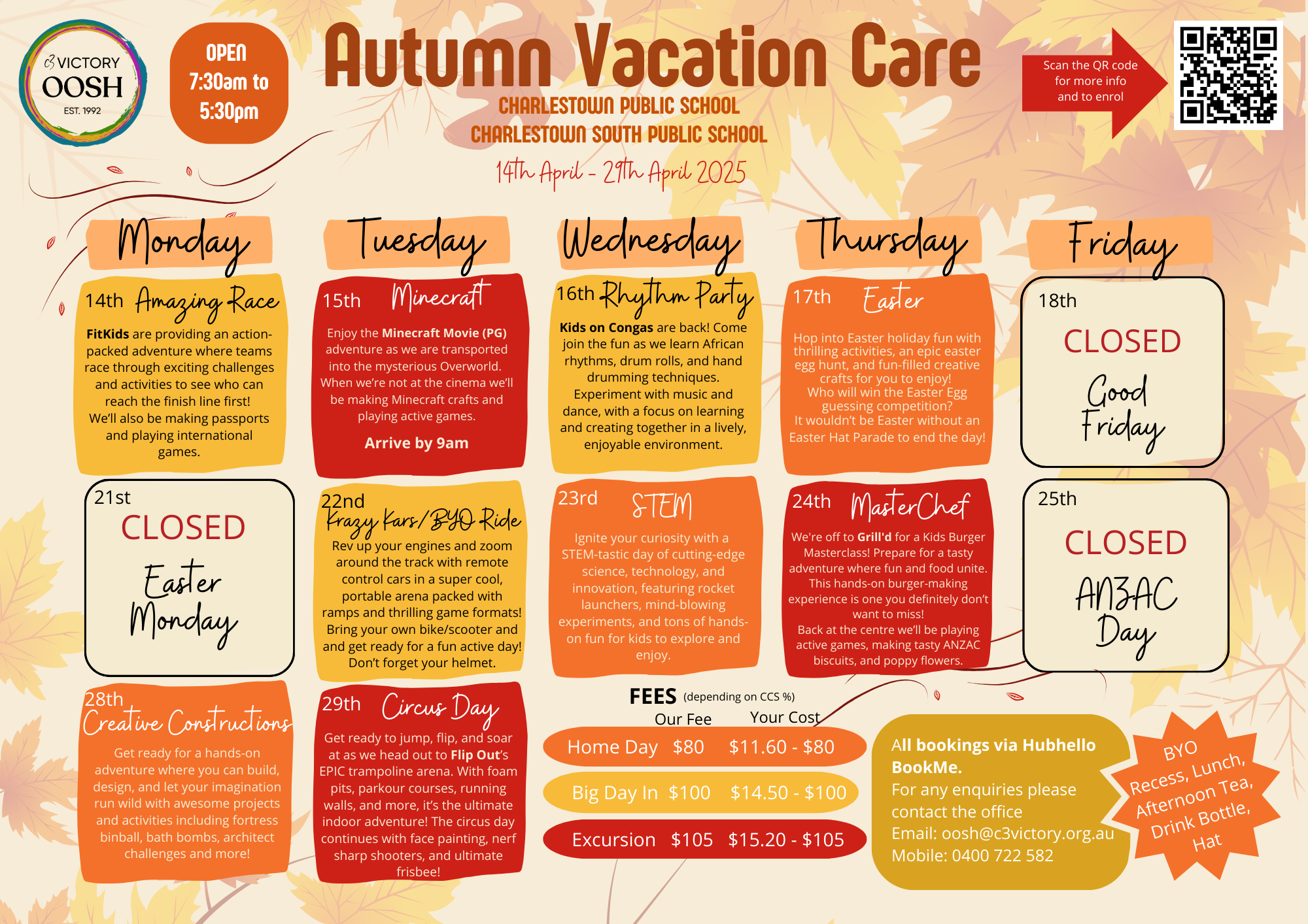 Vacation Care — Victory OOSH