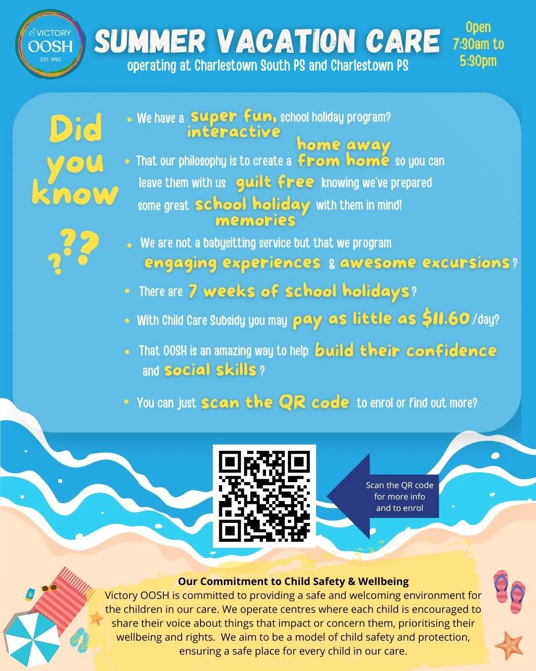 Vacation Care — Victory OOSH