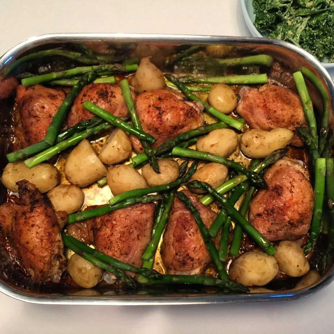 Simple Chicken & Veg Tray Bake - Pippa Campbell Health