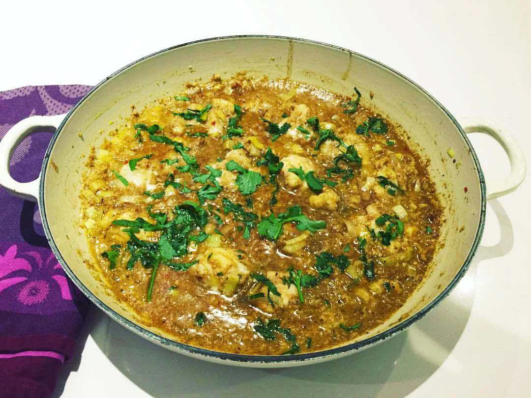 Goan Xacuti Curry with Monkfish - Pippa Campbell Health