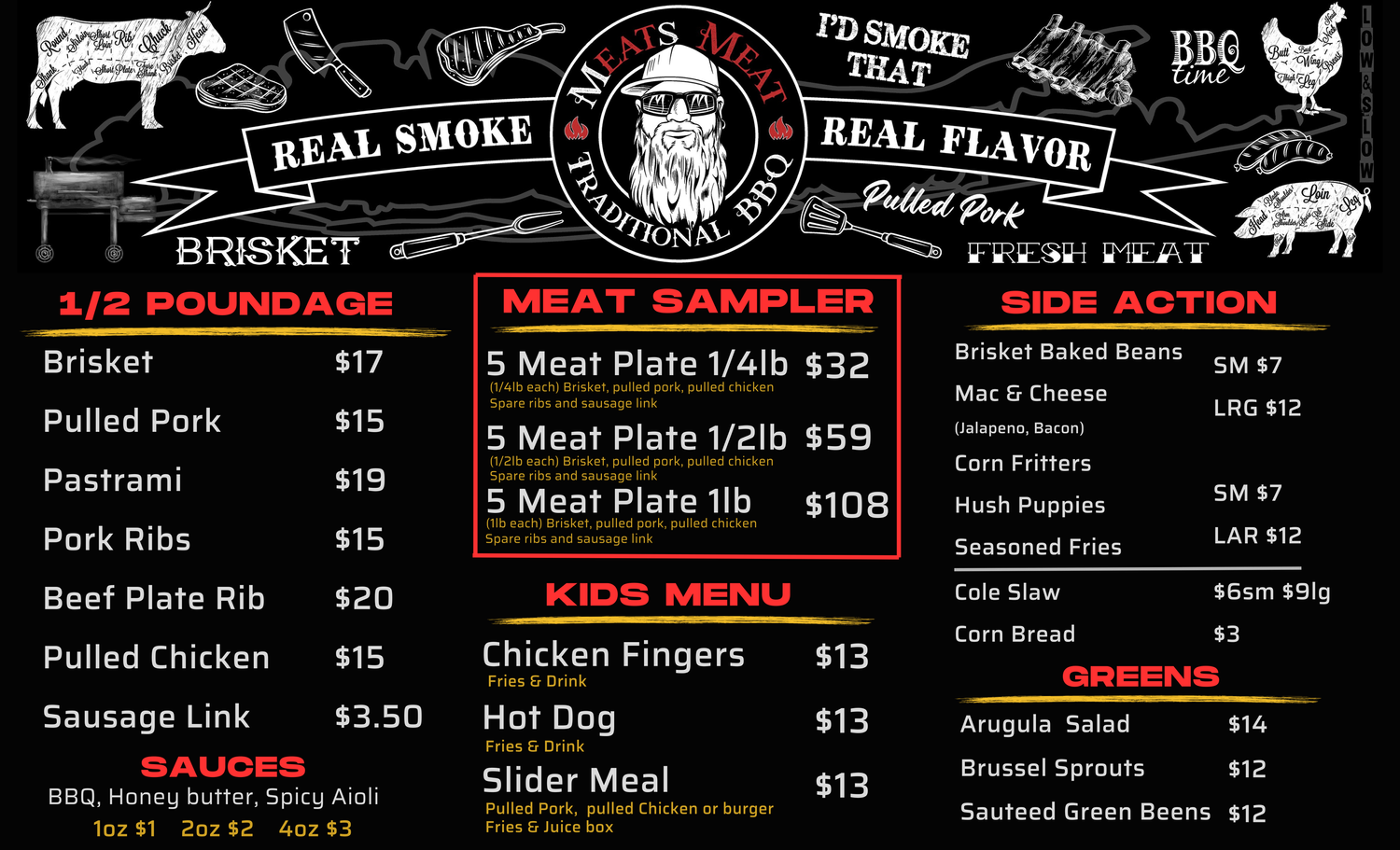 The Menu — Meats Meat