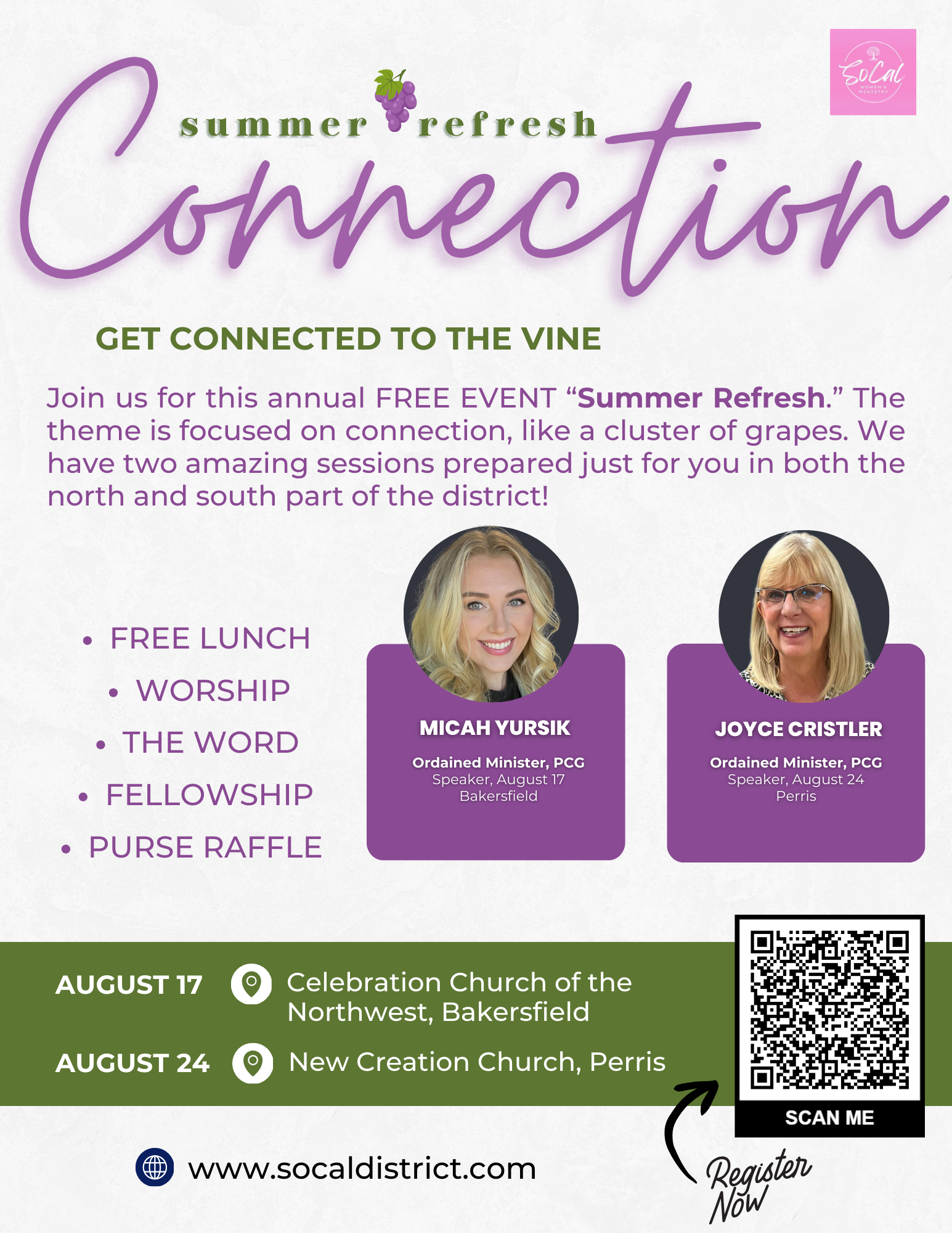 Summer Refresh Connection- South Session — SoCal District