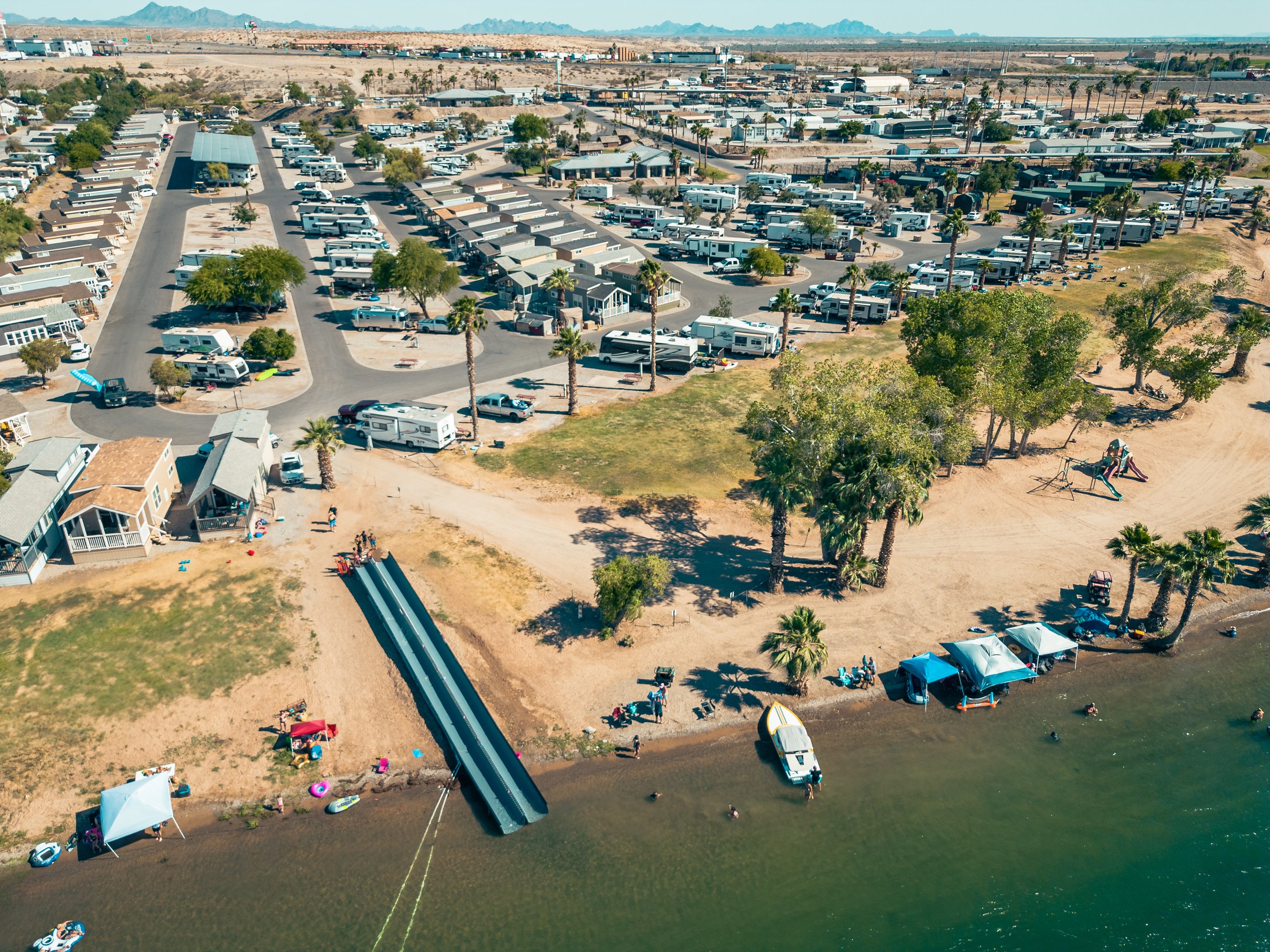 Aerial Photos — Arizona Oasis RV Resort | Colorado River RV Park Blythe, CA