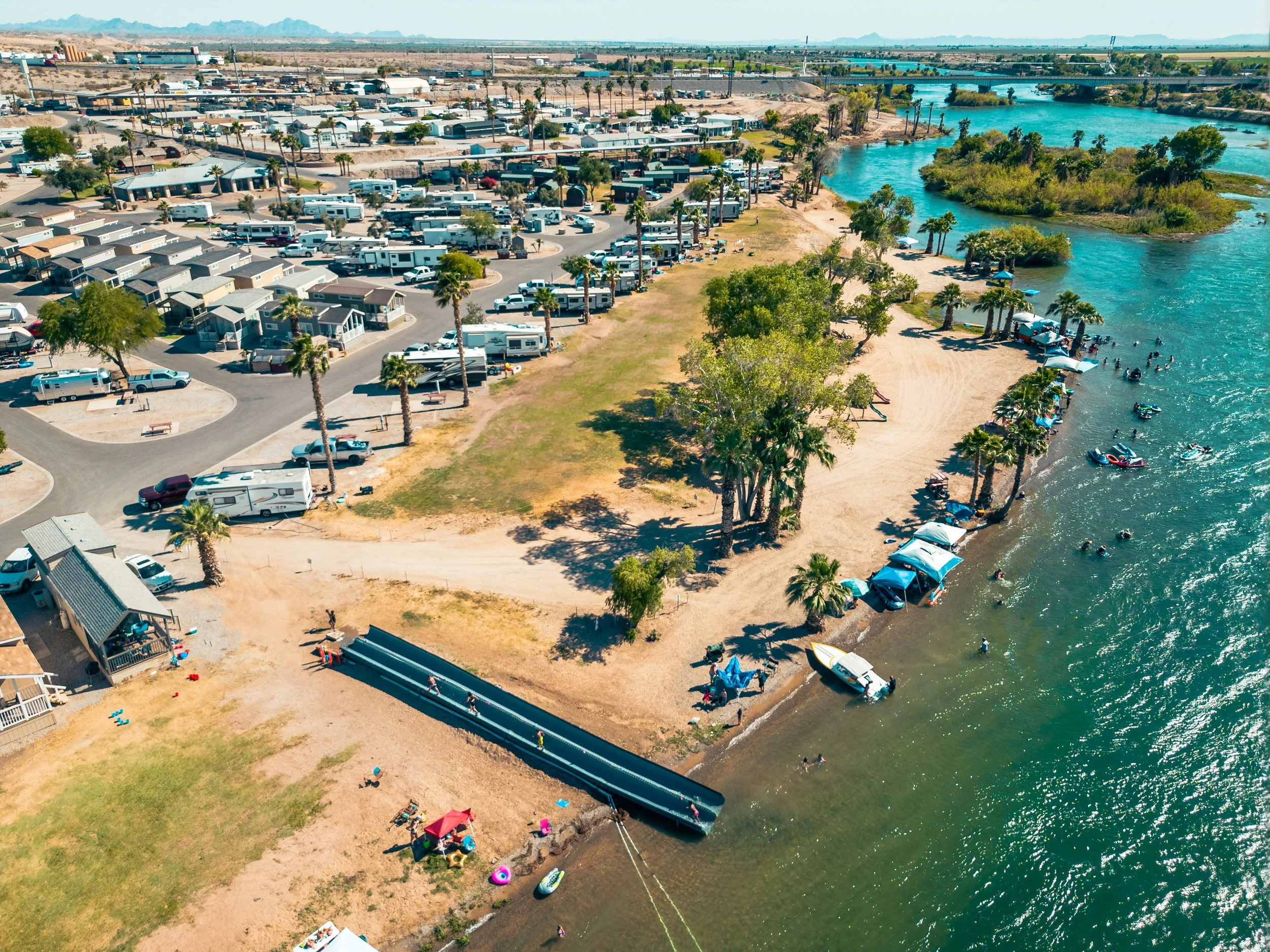 Aerial Photos — Arizona Oasis RV Resort | Colorado River RV Park Blythe, CA