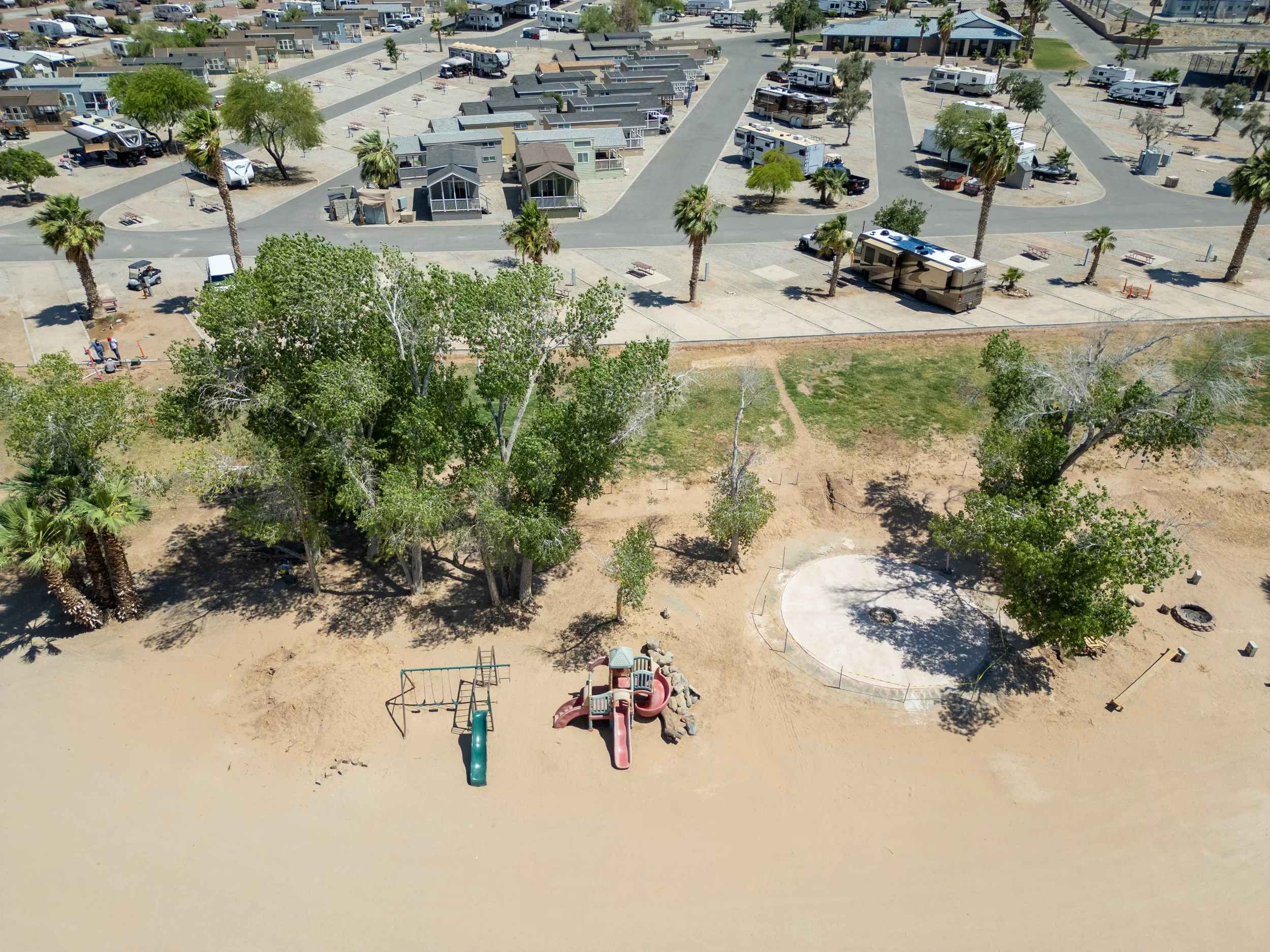 Aerial Photos — Arizona Oasis RV Resort | Colorado River RV Park Blythe, CA