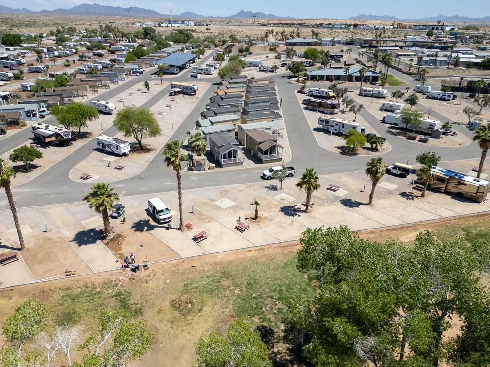Aerial Photos — Arizona Oasis RV Resort | Colorado River RV Park Blythe, CA
